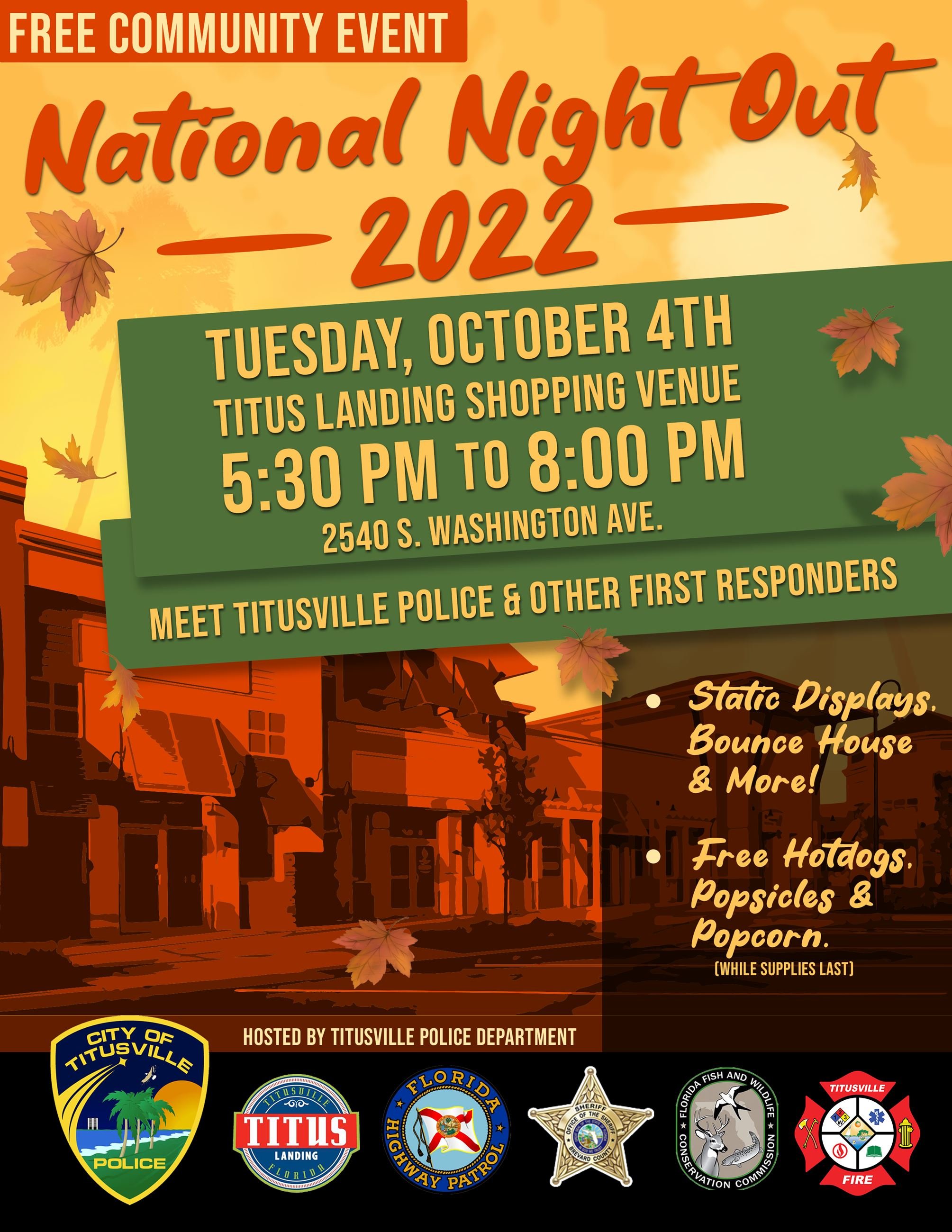 FREE Community Event National Night Out 2022