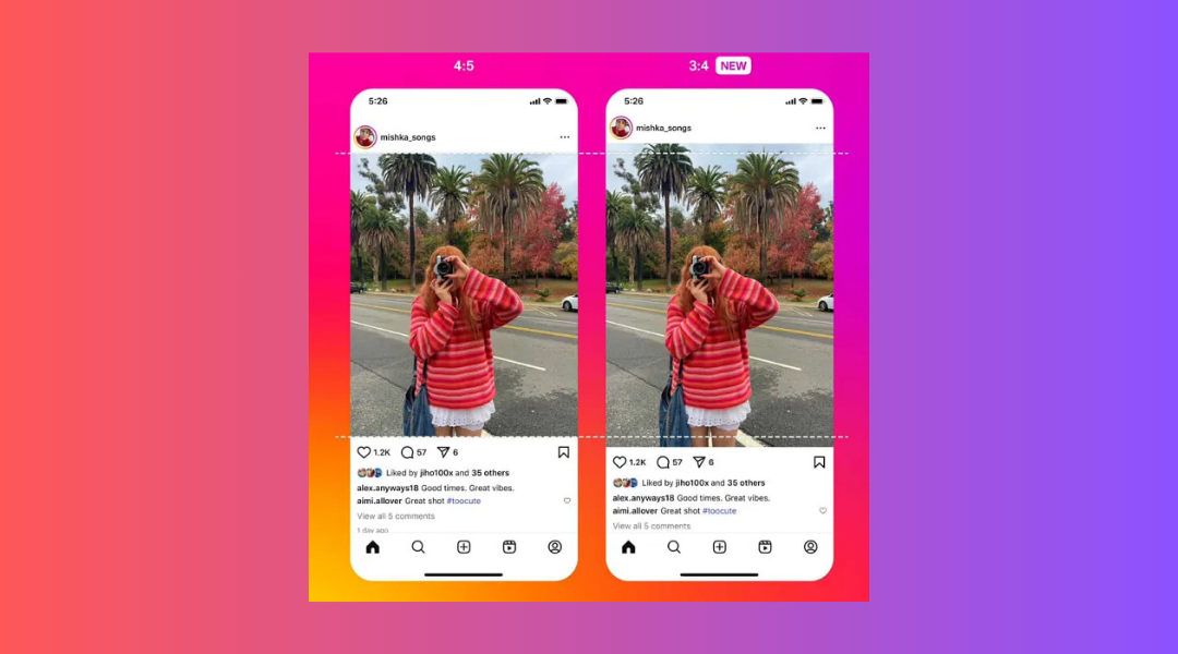 Instagram Embraces Native Phone Photography with New 3:4 Aspect Ratio ...
